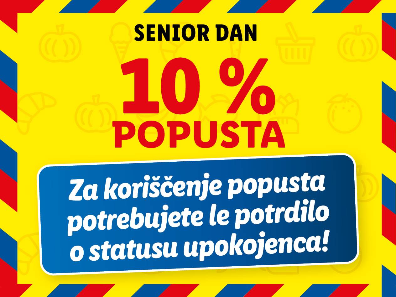 Popust za upokojence